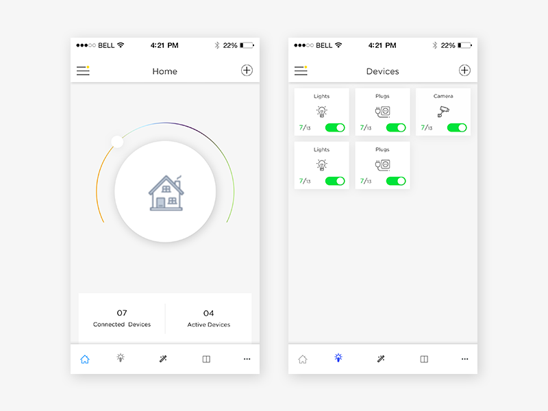 Smart Home by Sooraj on Dribbble