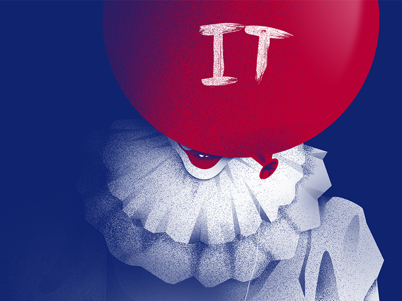 It, Stephen King by Quentin on Dribbble