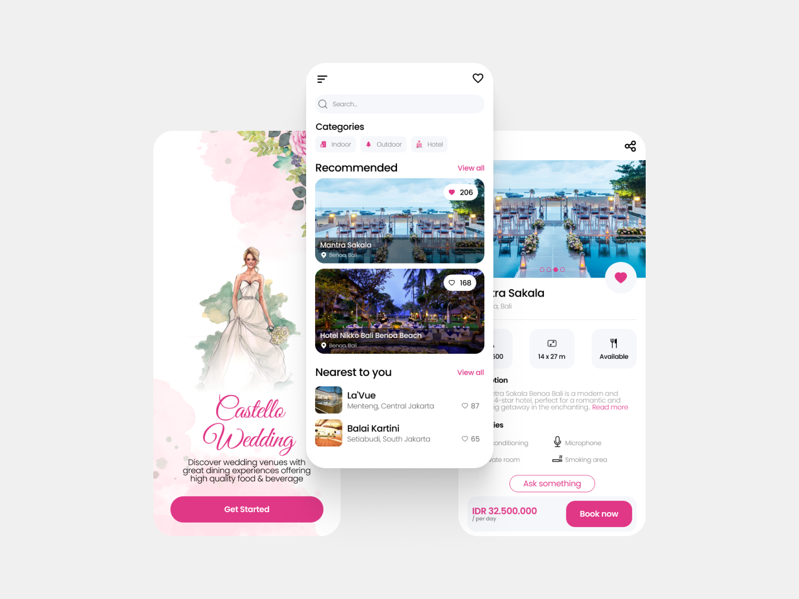 Castello Wedding - Wedding Venue App by Fico Pangestu on Dribbble