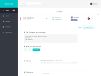 Medical Dashboard—Tasks by Mei on Dribbble