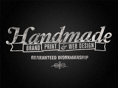 Handmade Brand, Print & Web Design by Josh Hopkins on Dribbble