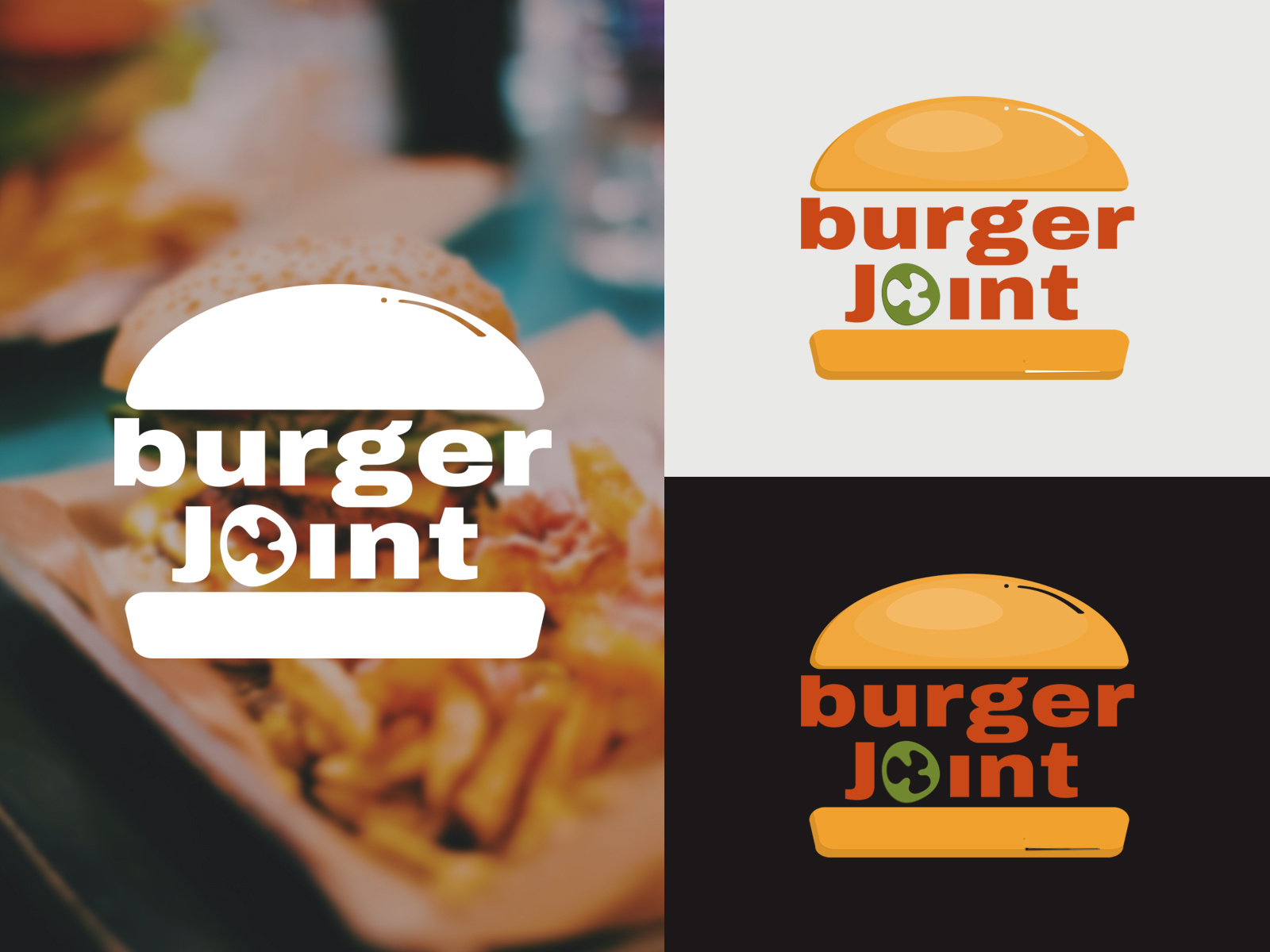 Burger Joint Logo Design by Alina Zakharova on Dribbble