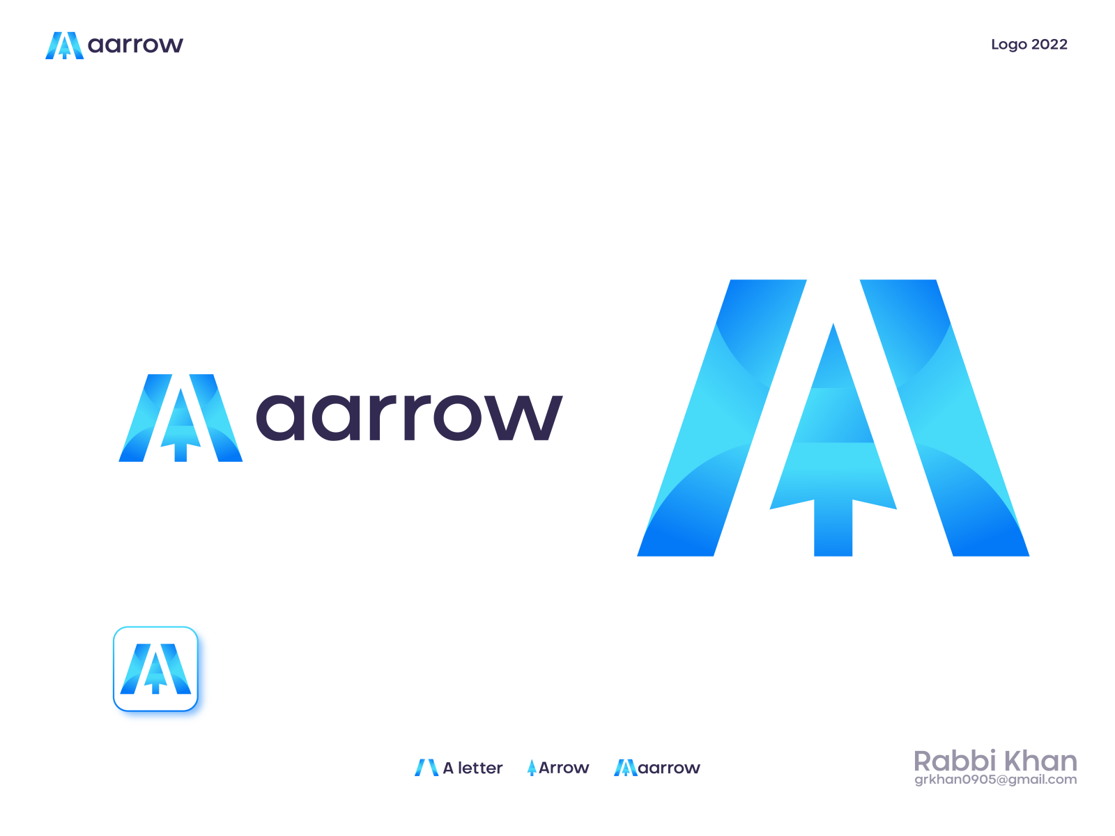 Aarrow Logo Design / A letter Logo by Golam Rabbi Khan | Logo and Brand ...