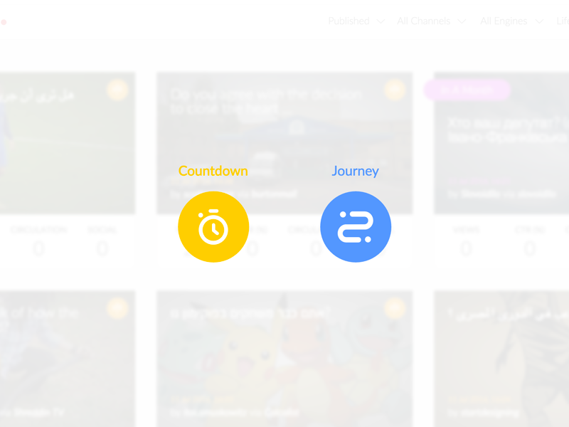 New interactive engines by Apester on Dribbble