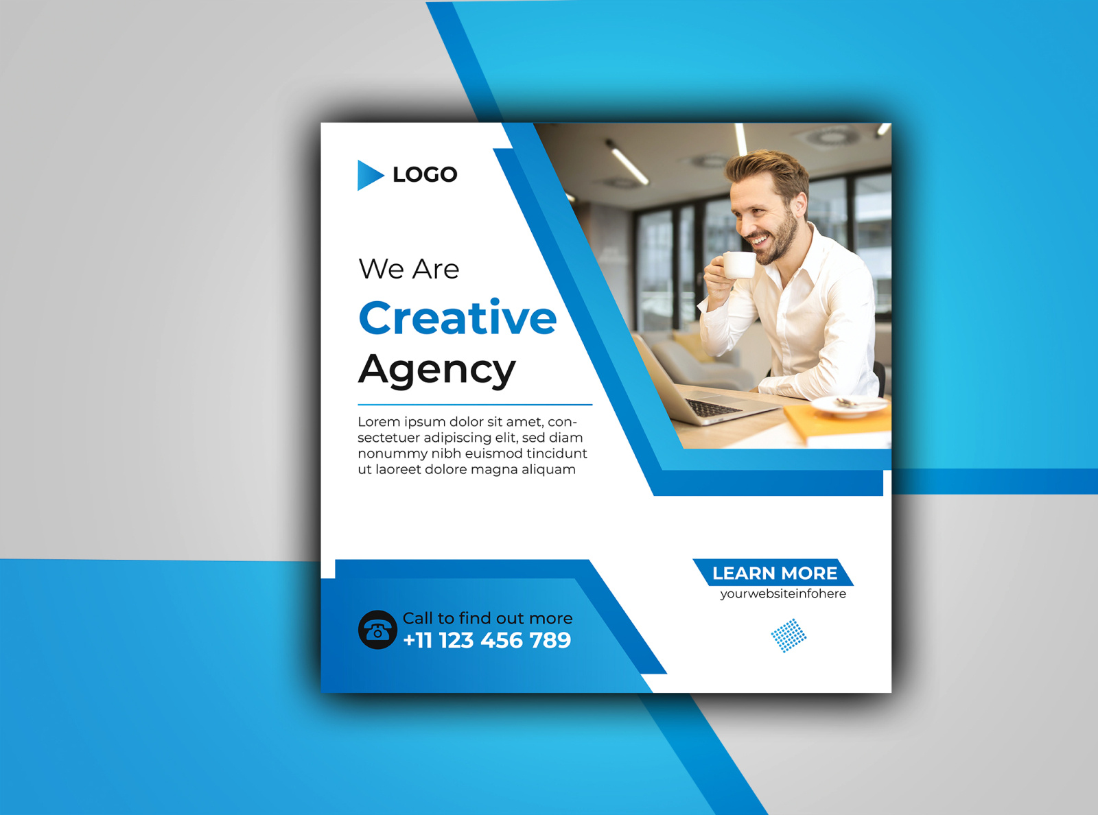 Digital marketing social media post design template by Bappi Roy on ...