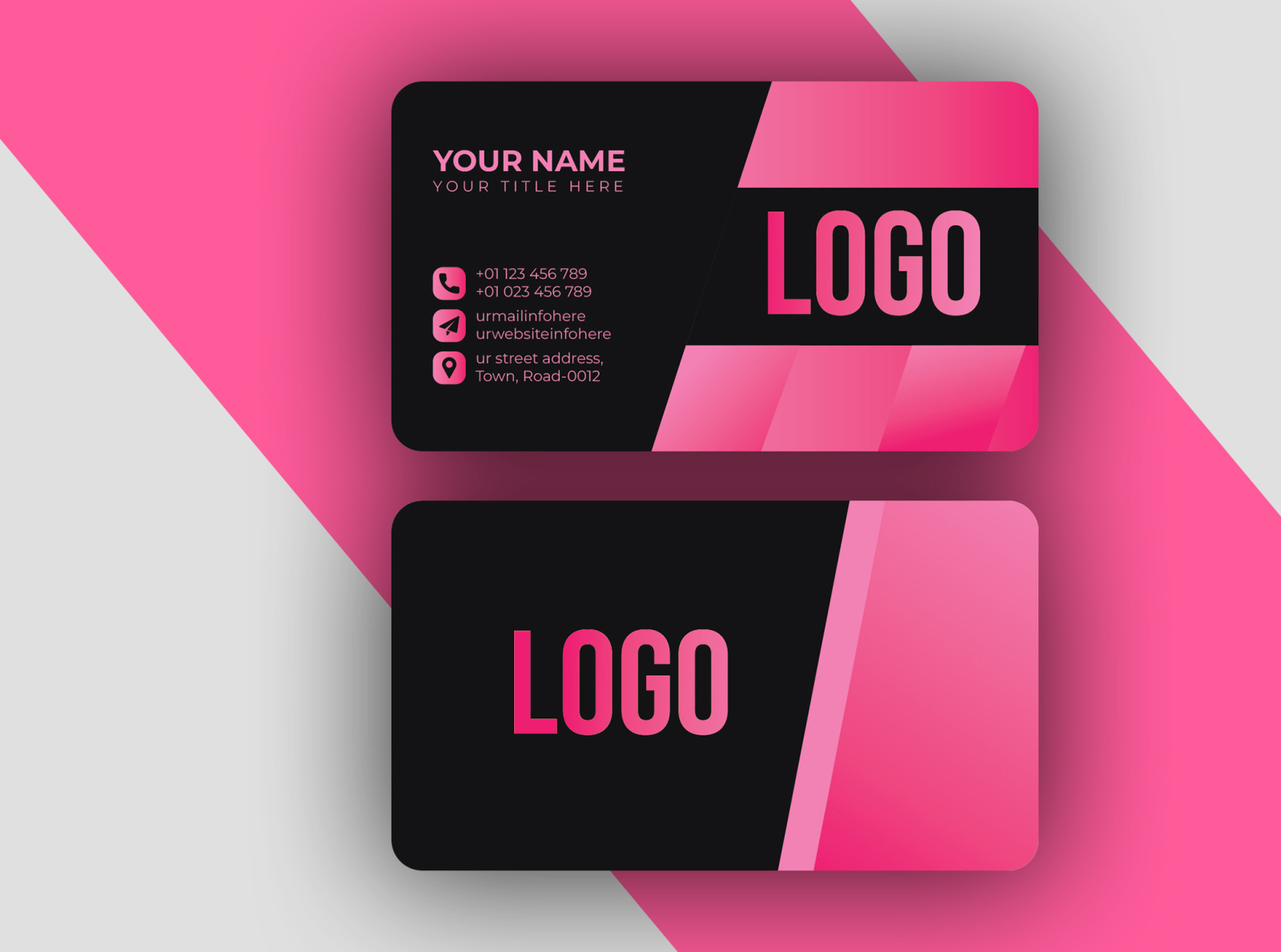 Creative Clean Business Card Design by Bappi Roy on Dribbble