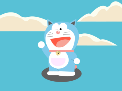 Doraemon Flat Design by Muhamad Ari Doni Awan on Dribbble