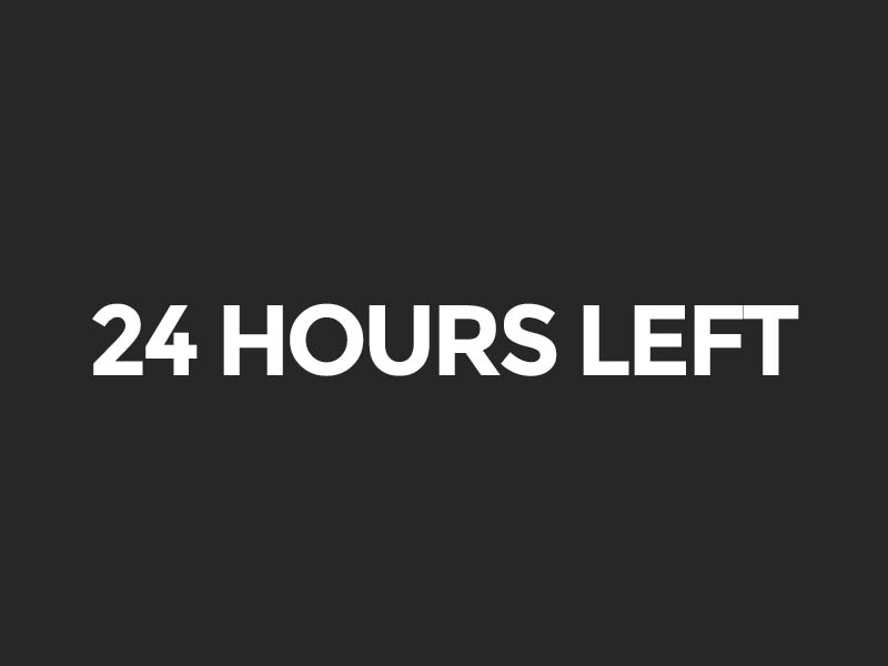 Only 24 hours Left!! by TheHungryJPEG.com on Dribbble