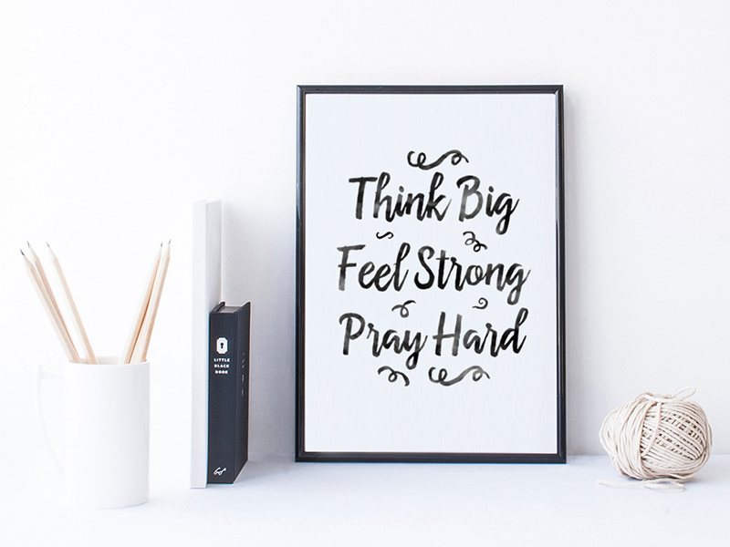 Carolinea Hand Lettered Typeface by TheHungryJPEG.com on Dribbble