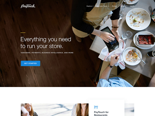 PayTouch Business Types by Joshua Krohn for Focus Lab on Dribbble