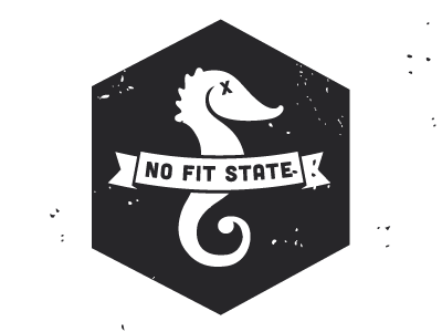'No Fit State' Clothing Brand Logo by John Williamson on Dribbble