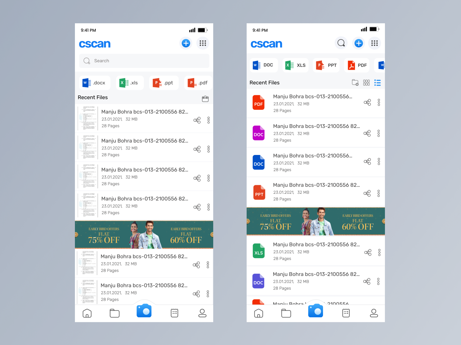 Document Reader App by Manju (Deffy) Designs on Dribbble