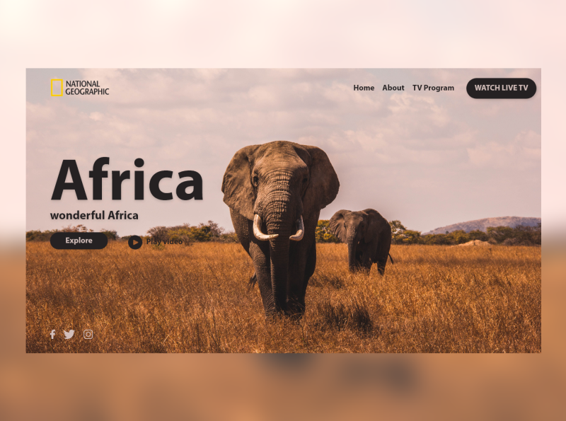 National Geographic concept design by Bharat Palat on Dribbble