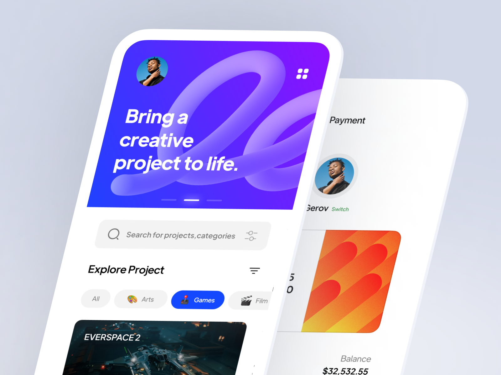Crowdfunding Mobile App Design - Light Mode by Alireza Mp for Duxica on ...