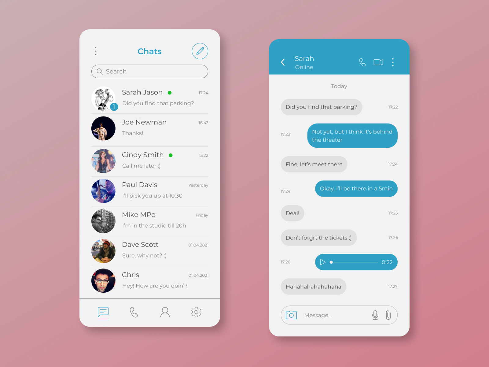 Direct Messaging by Bogdan Zdjelar on Dribbble
