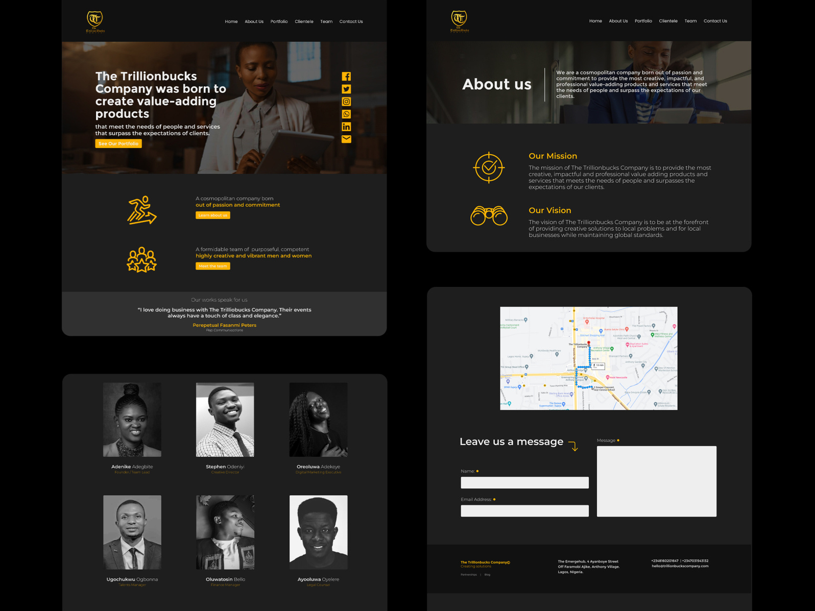 Website UI Desktop View by Stephen Odeniyi on Dribbble