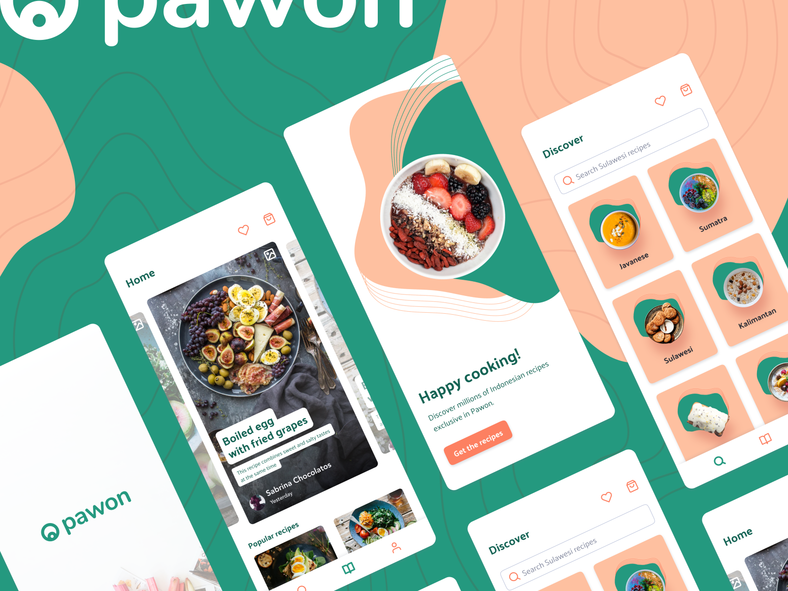 Pawon - Indonesian recipe ideas - UI Design by Reza Faiz A Rahman on ...