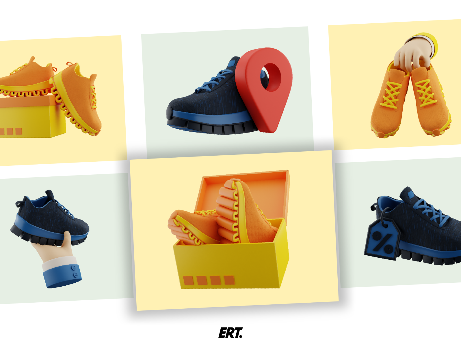 3D E-Commerce Shoes pack by Ertdesign on Dribbble