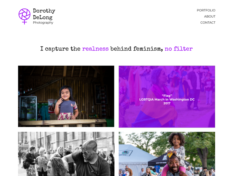 Dorothy Delong Desktop Artboard by Lesley on Dribbble