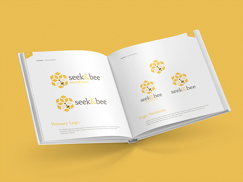 Dribbble - seek_bee_brandbook.jpg by Mackenzie Steele