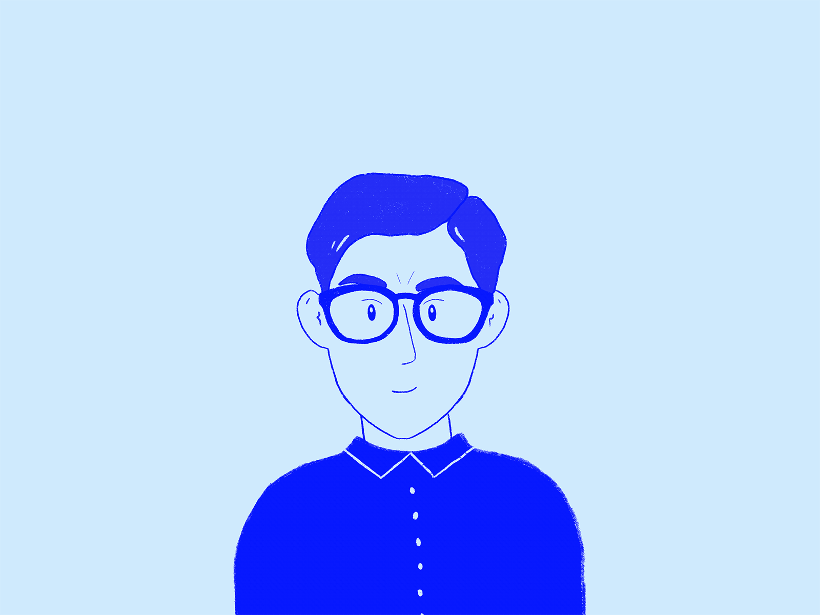 Self Portrait - Illustrated Gif by Handee on Dribbble