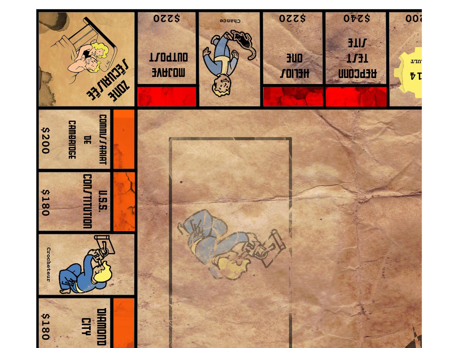 Monopoly Fallout Test by JB Fontaine on Dribbble