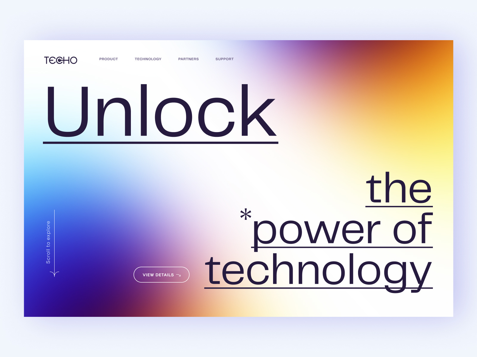 Minimal Typographic Header design by Vinod Yadav on Dribbble