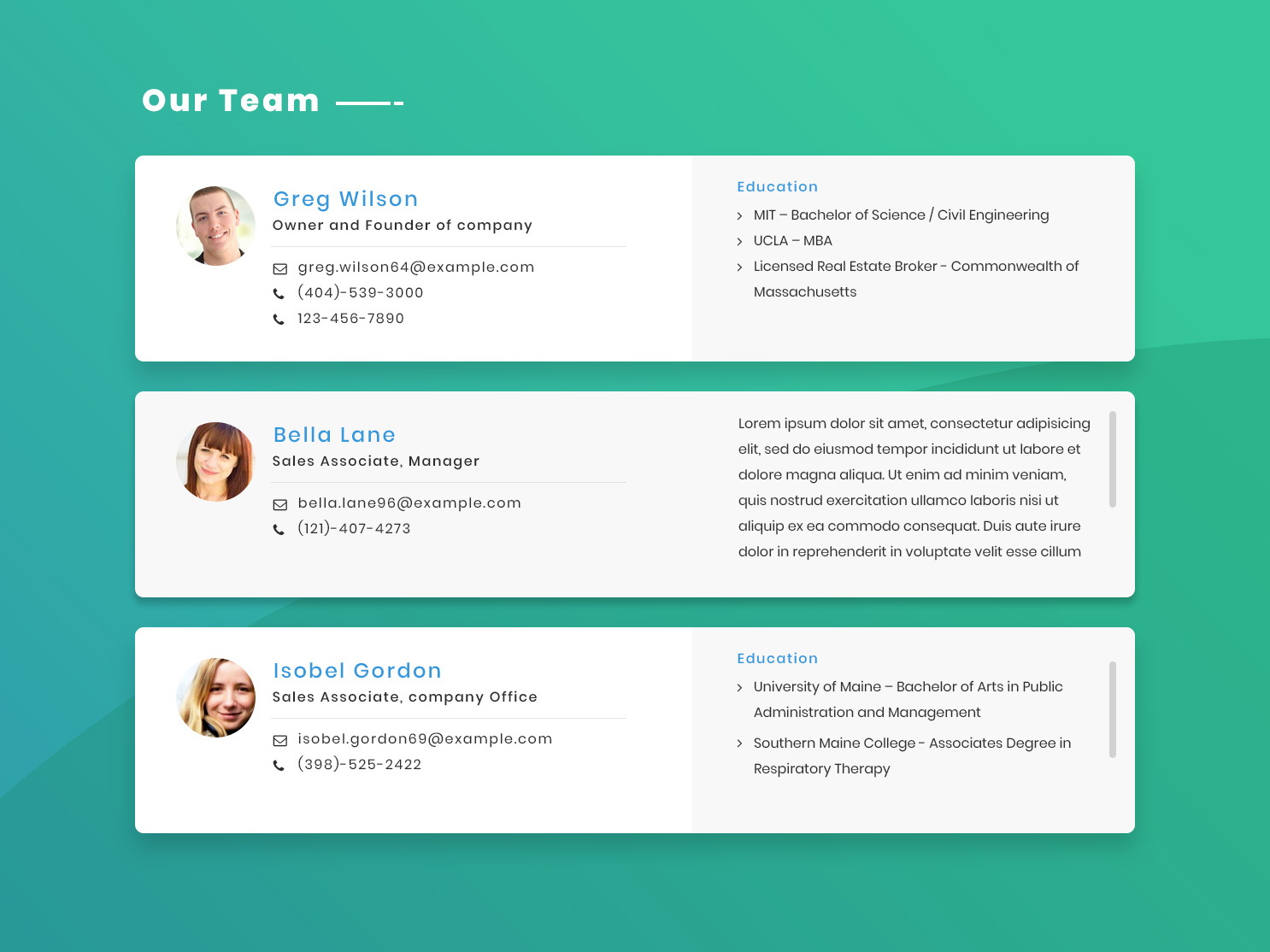 Team WebUI by Shrawan Shrestha on Dribbble