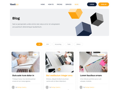 Blog Page by Purvi Jain on Dribbble