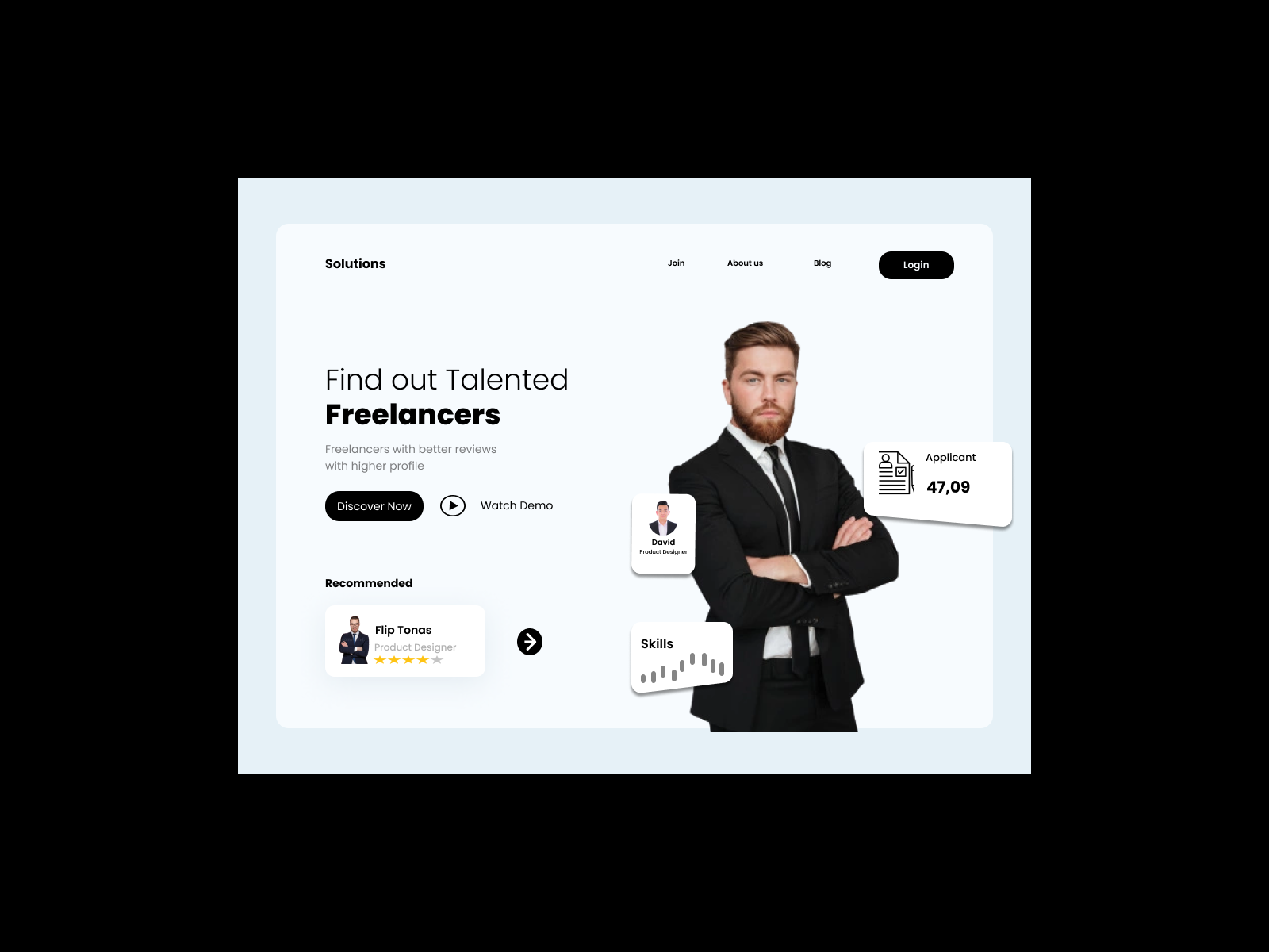 Freelancer design by Temitope Williams on Dribbble