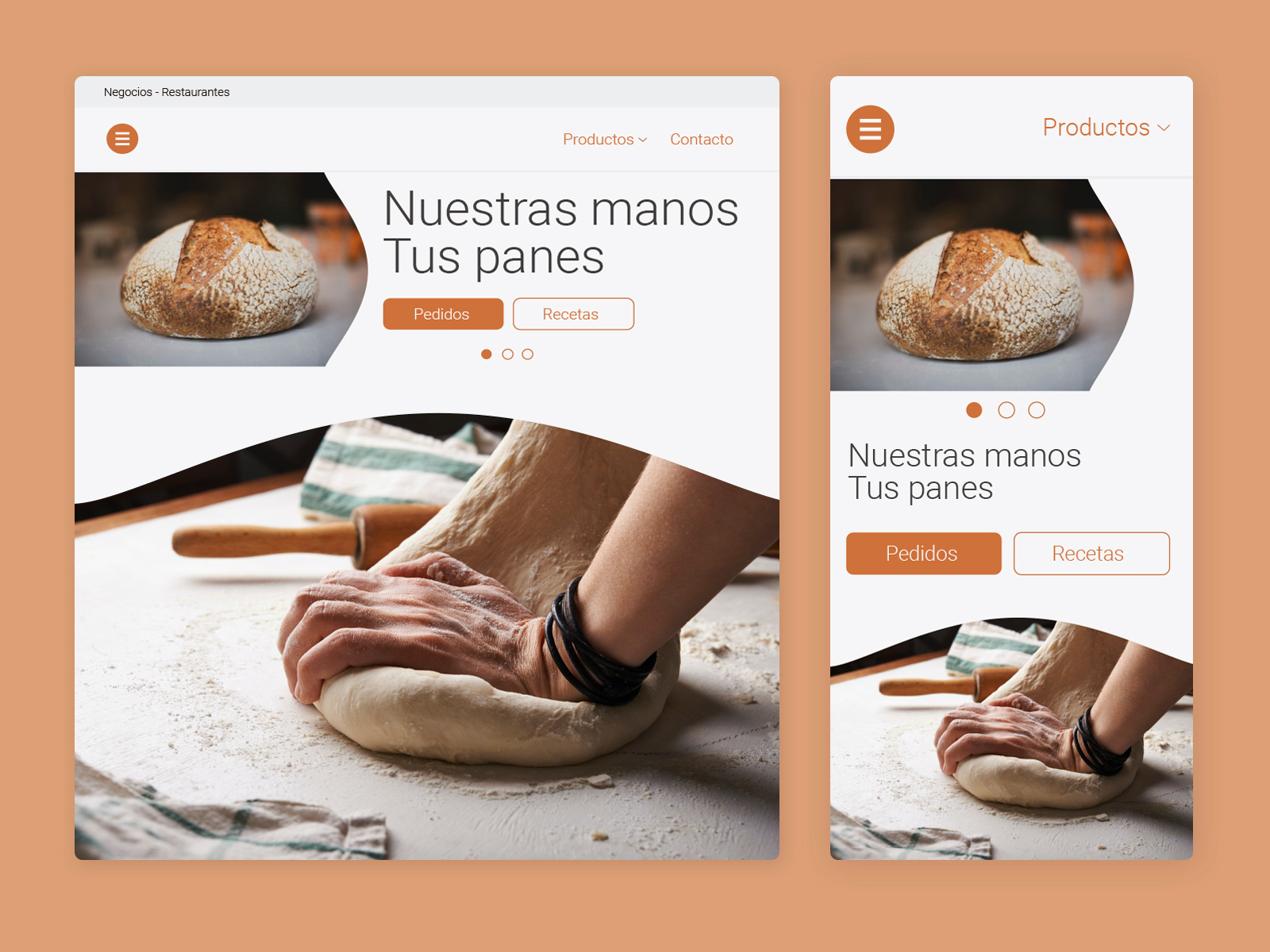 Responsive UI design by Traversaro on Dribbble