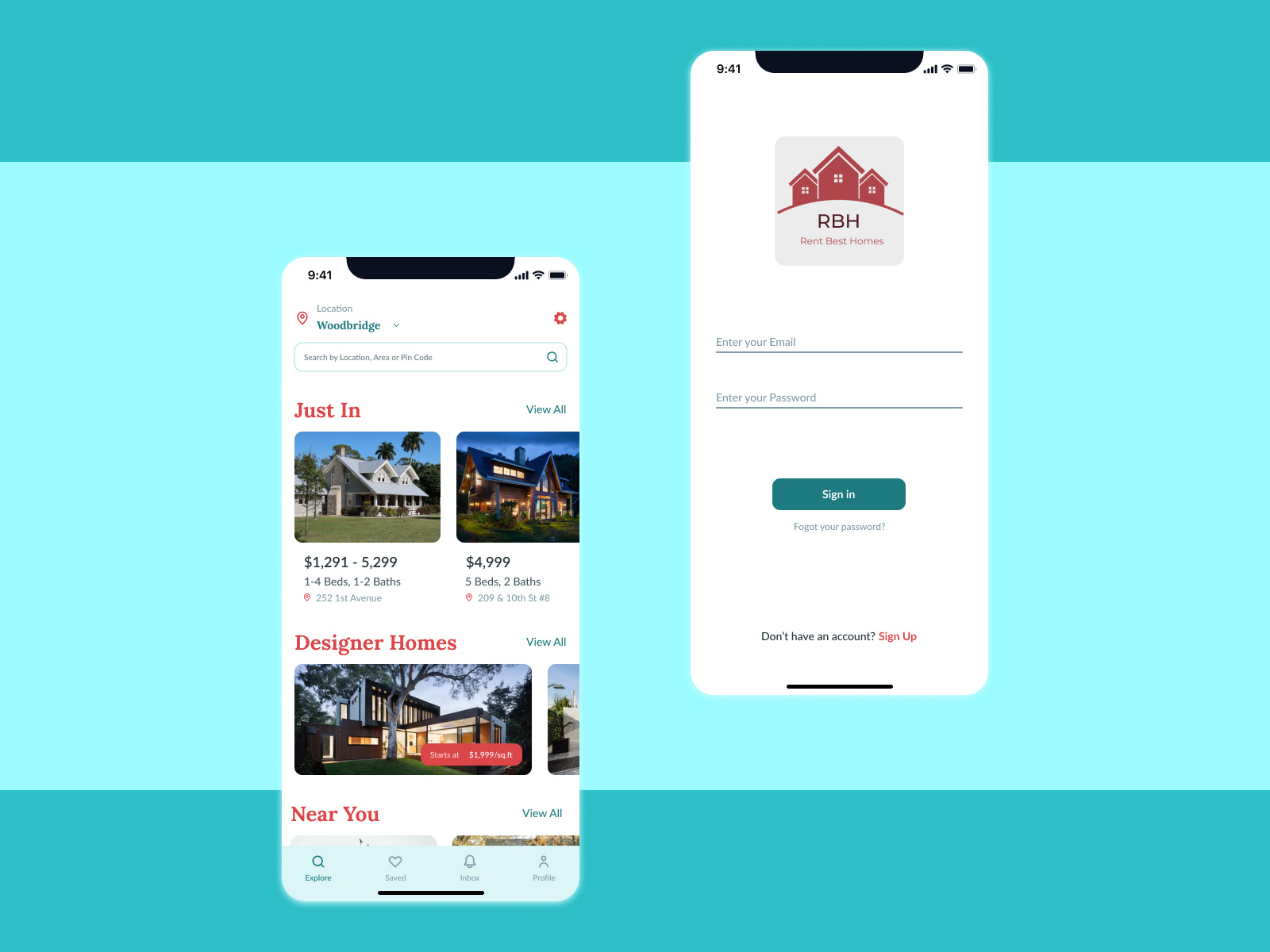 Home rental app by Igor Gerasichkin on Dribbble