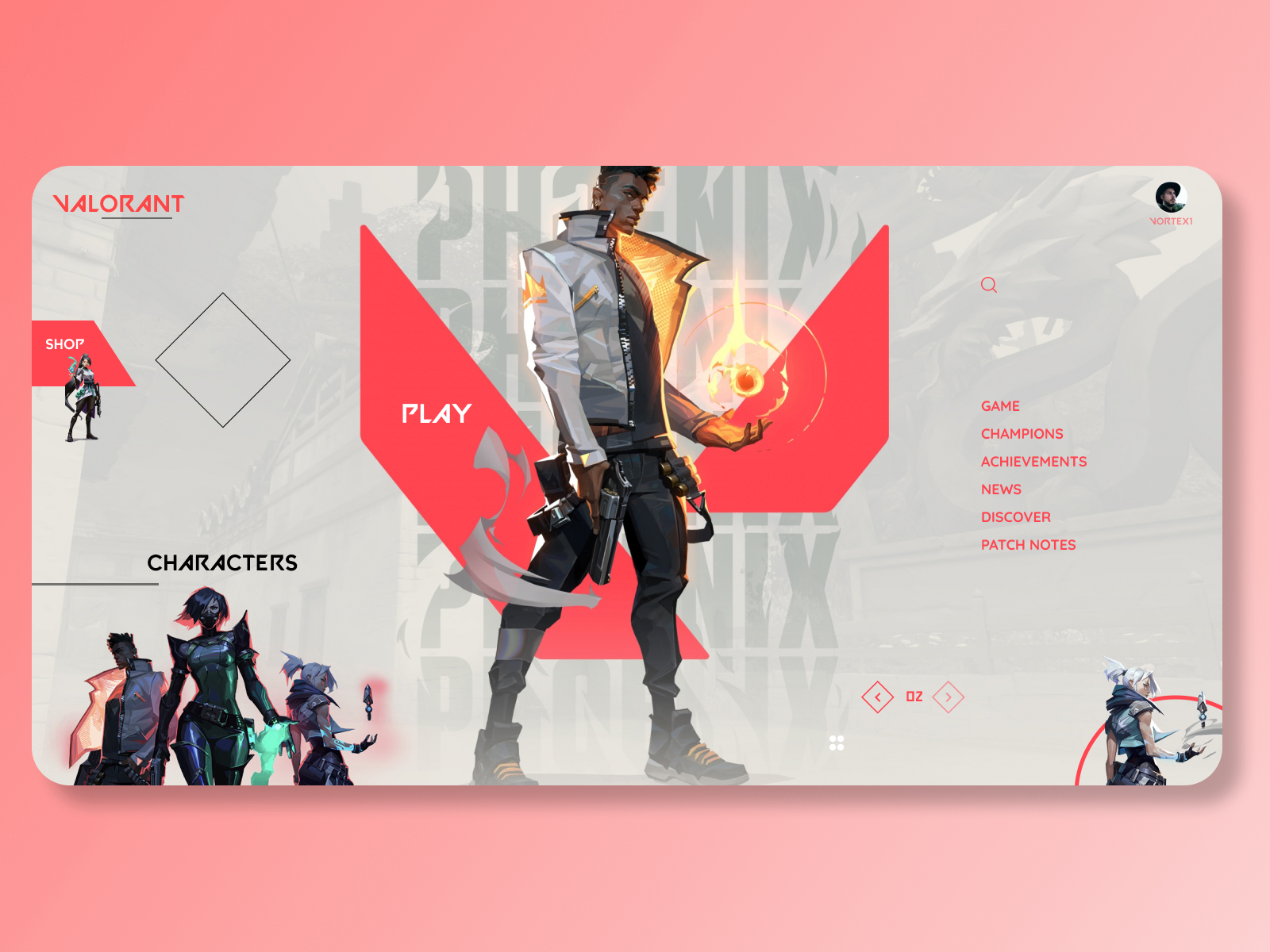 valorant landing page by mallabathula aswanth on Dribbble