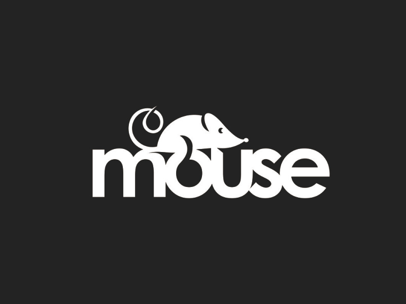 mouse logo typography by azic std on Dribbble