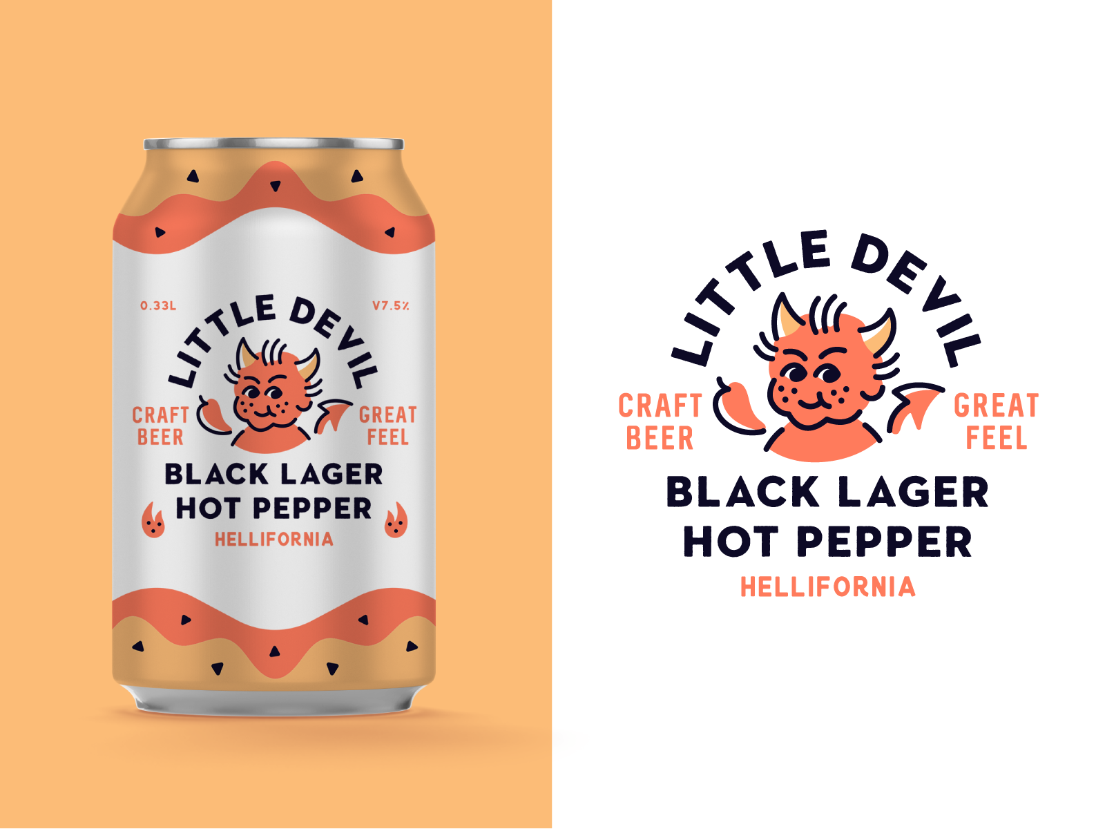 Little Devil Craft Beer by Stan Aleyn / Brand Designer on Dribbble