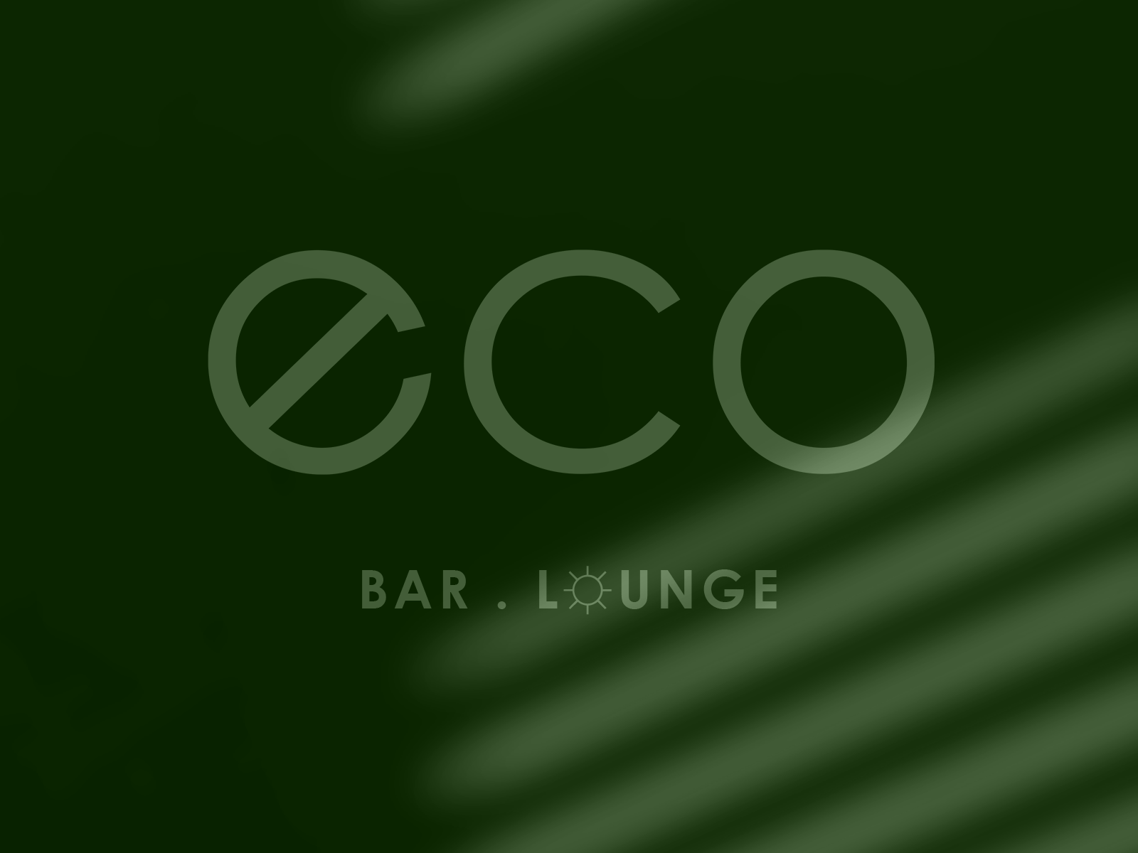 ECO Bar and Lounge logo design by Raluca Grigoriu on Dribbble