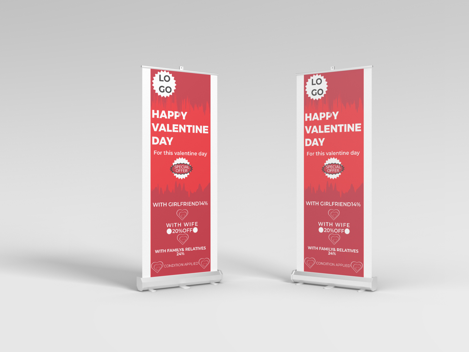 rollup banner roller banner popup bannereditwizard 1 by Tania Datta on ...