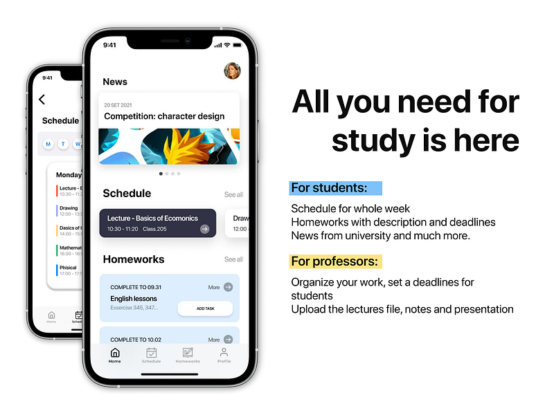 Study App designs, themes, templates and downloadable graphic elements ...