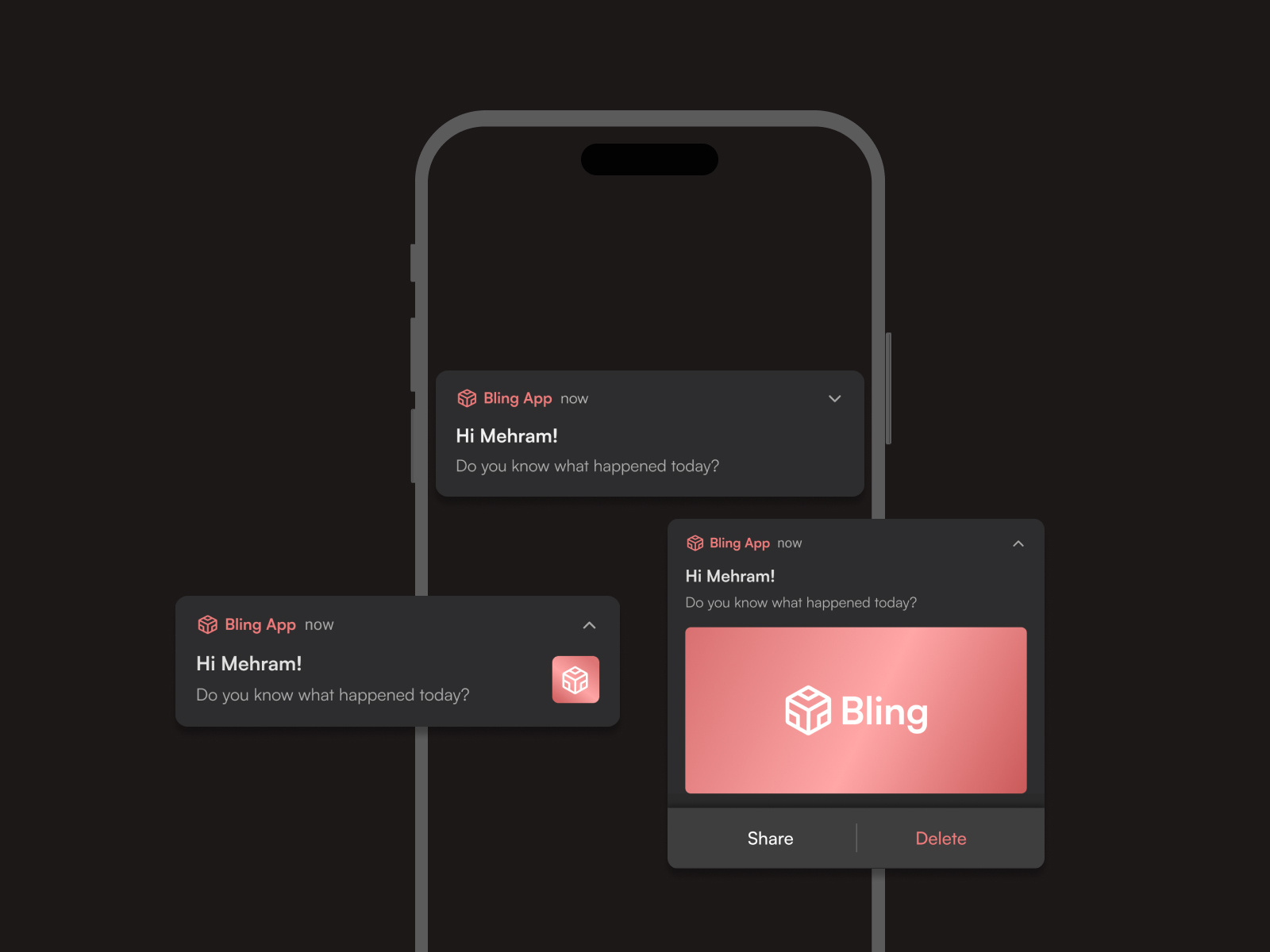 Notifications Component by Tanmay Vatsa on Dribbble