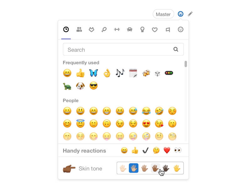 WIP New award emoji menu by Dimitrie Hoekstra on Dribbble