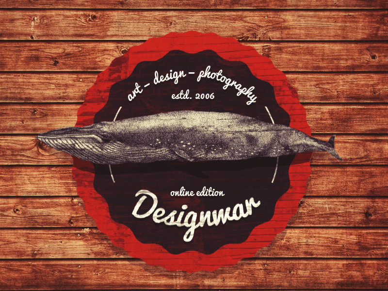 Designwar logo by Philip S. on Dribbble