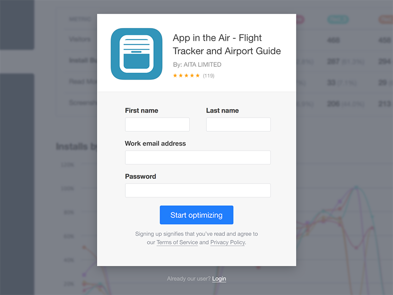Personalized sign up by Eugene Nevgen on Dribbble