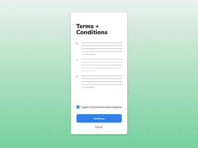Checkbox UI component by Tom O'Hagan on Dribbble