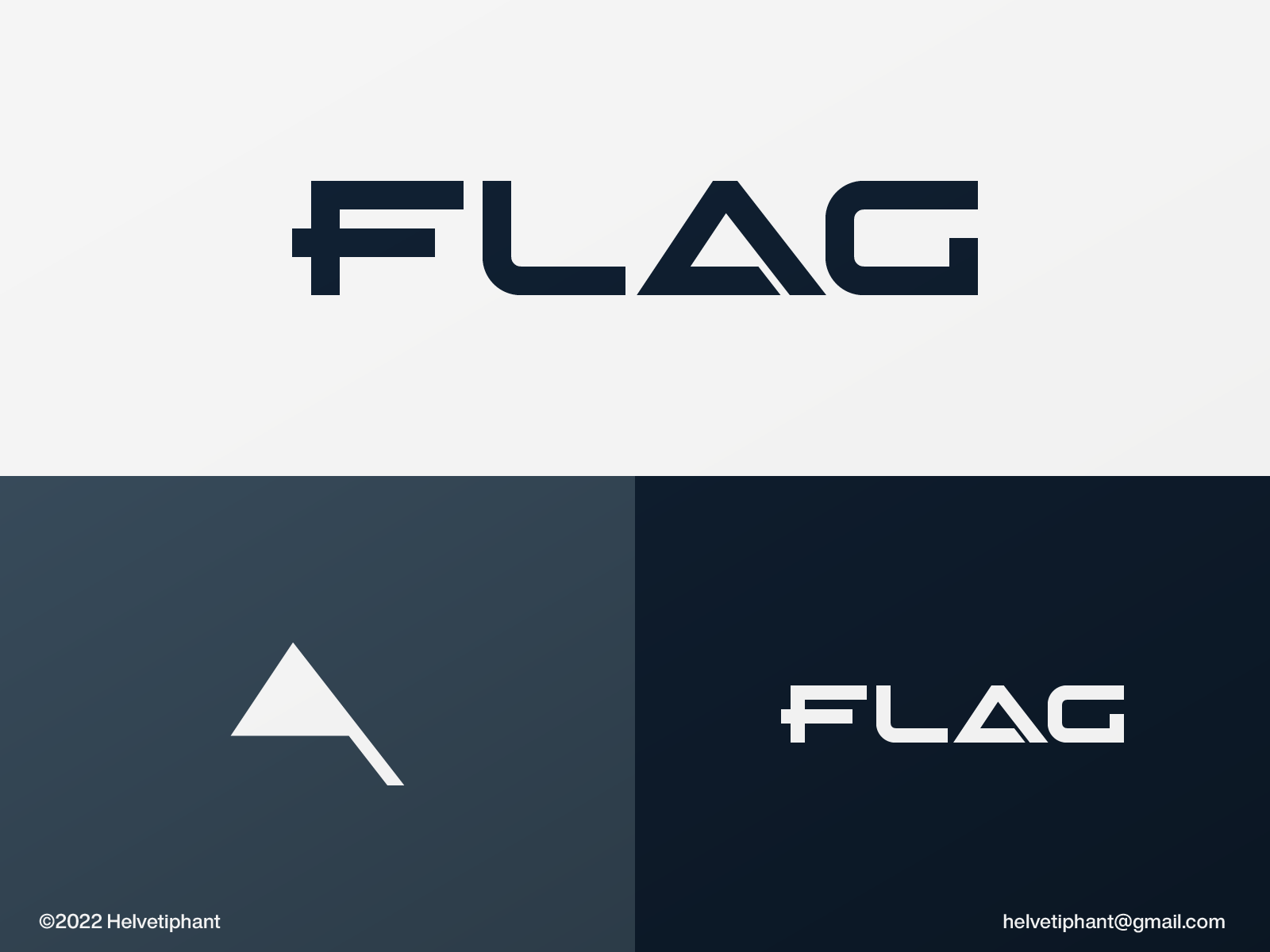 Flag - logo concept by Helvetiphant™ on Dribbble