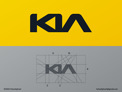 KIA - logo redesign case study by Helvetiphant™ on Dribbble