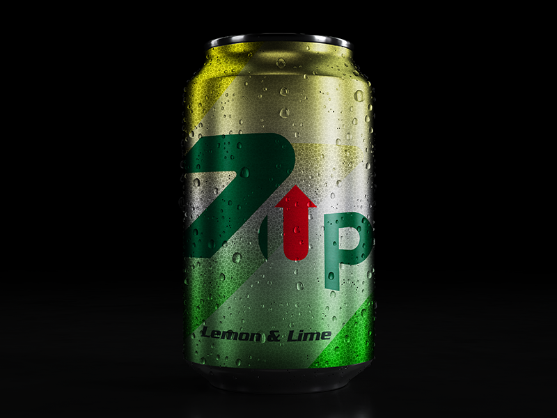 7up - can design by Helvetiphant™ on Dribbble