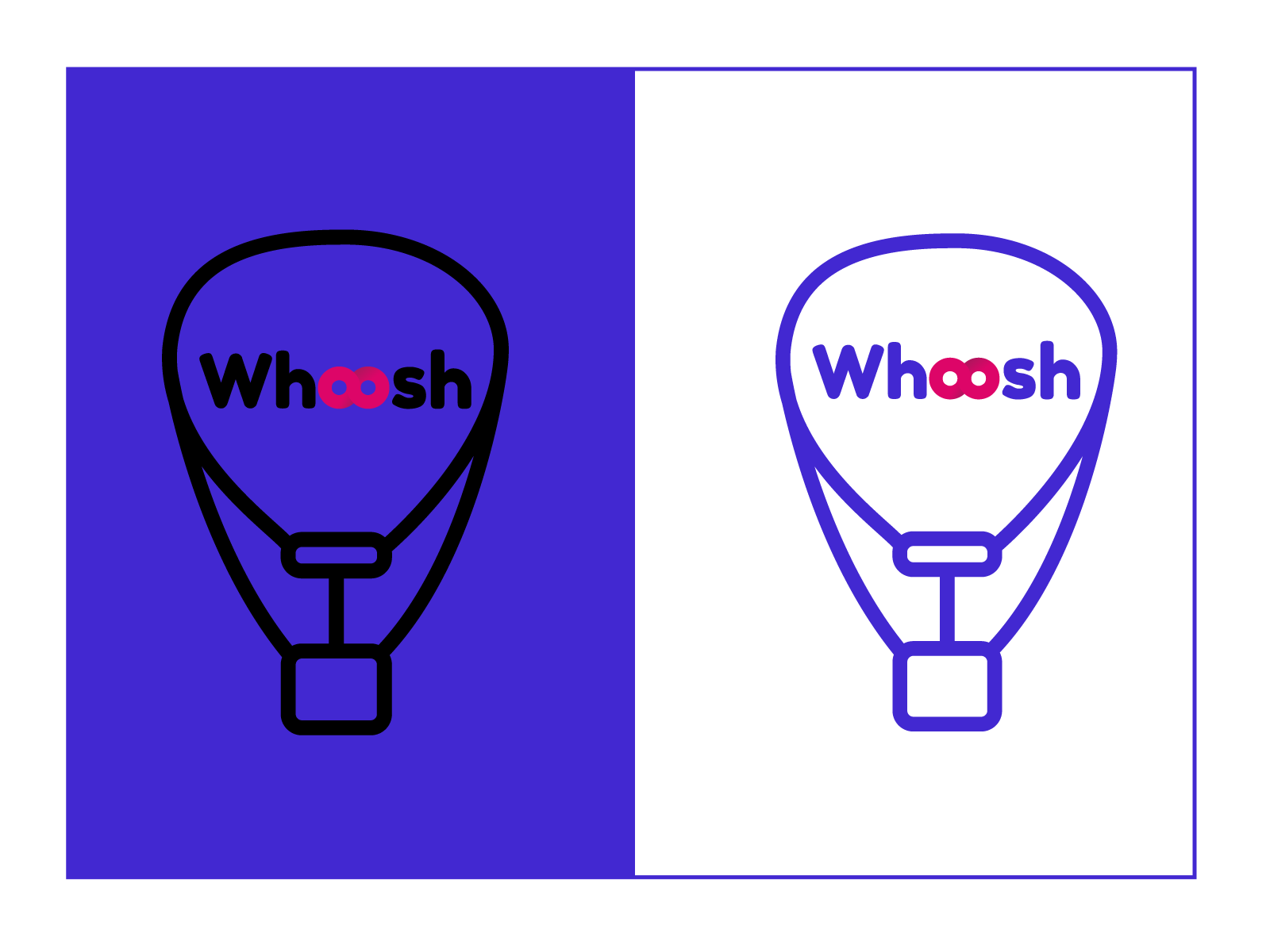 Whoosh | Hot Air Balloon Logo - 02 by Bela Ferreira on Dribbble