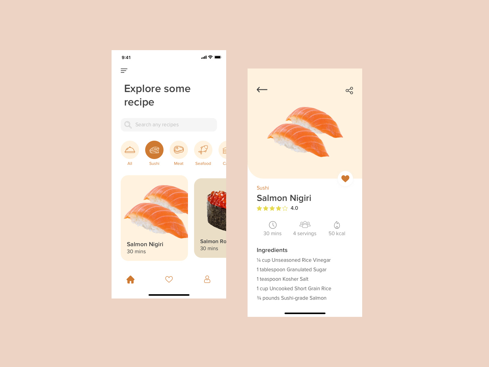 Recipe App Design 🍴 by Nova Stephanie on Dribbble