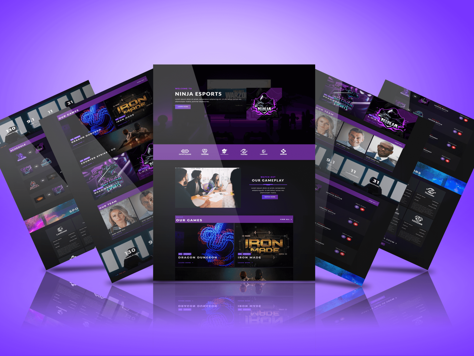 NINJA ESPORTS by Mohasin Kabir on Dribbble