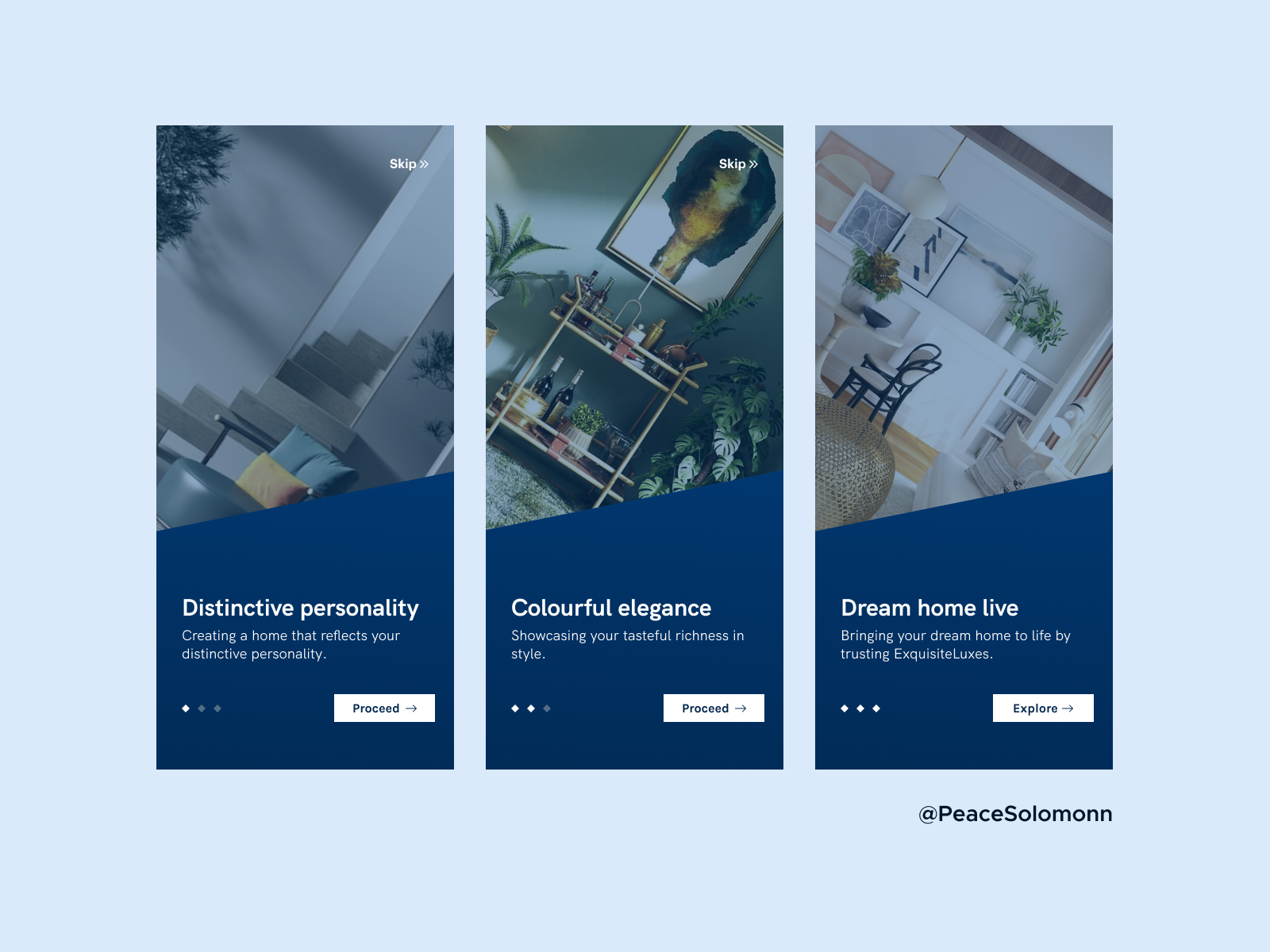 E-commerce Onboarding by Peace Solomon on Dribbble